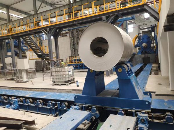 storage roller table and coil saddle,coil car