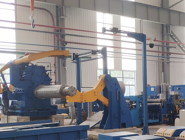 Aluminum tension leveling line uncoiler - Henan BONIETO technology Co ...
