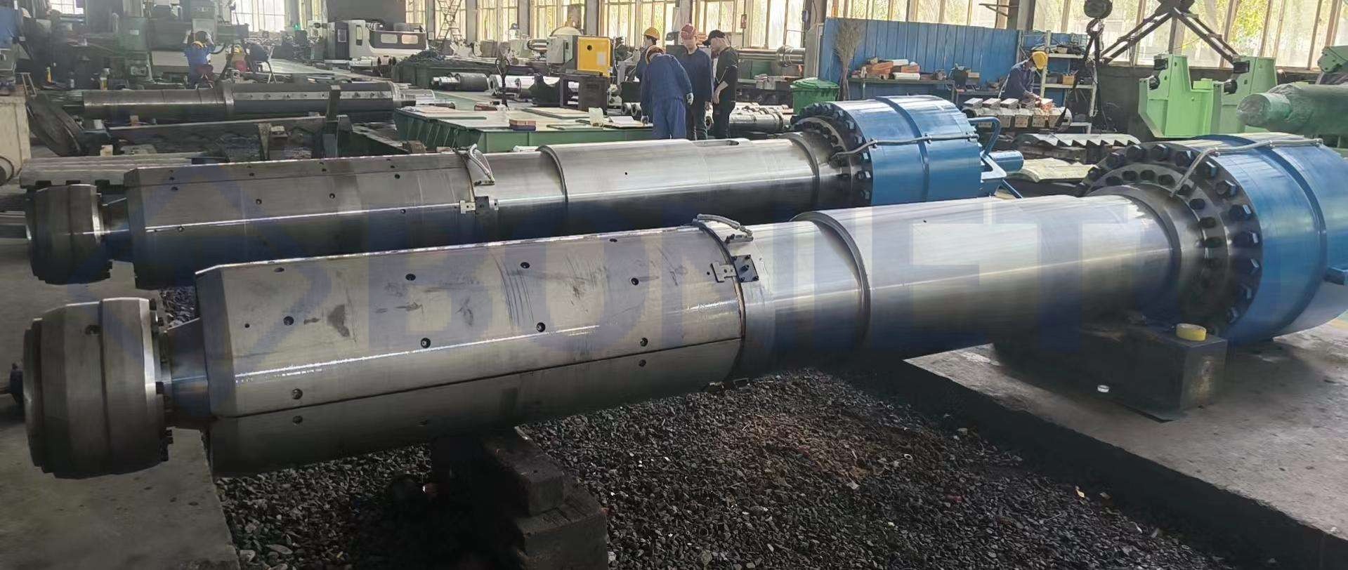 steel strip cold rolling mill tension reel mandrel assembly